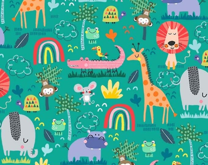 END of BOLT ~~ 22 Inches ~~ Jungle Safari Michael Miller Fabrics Safari ...
