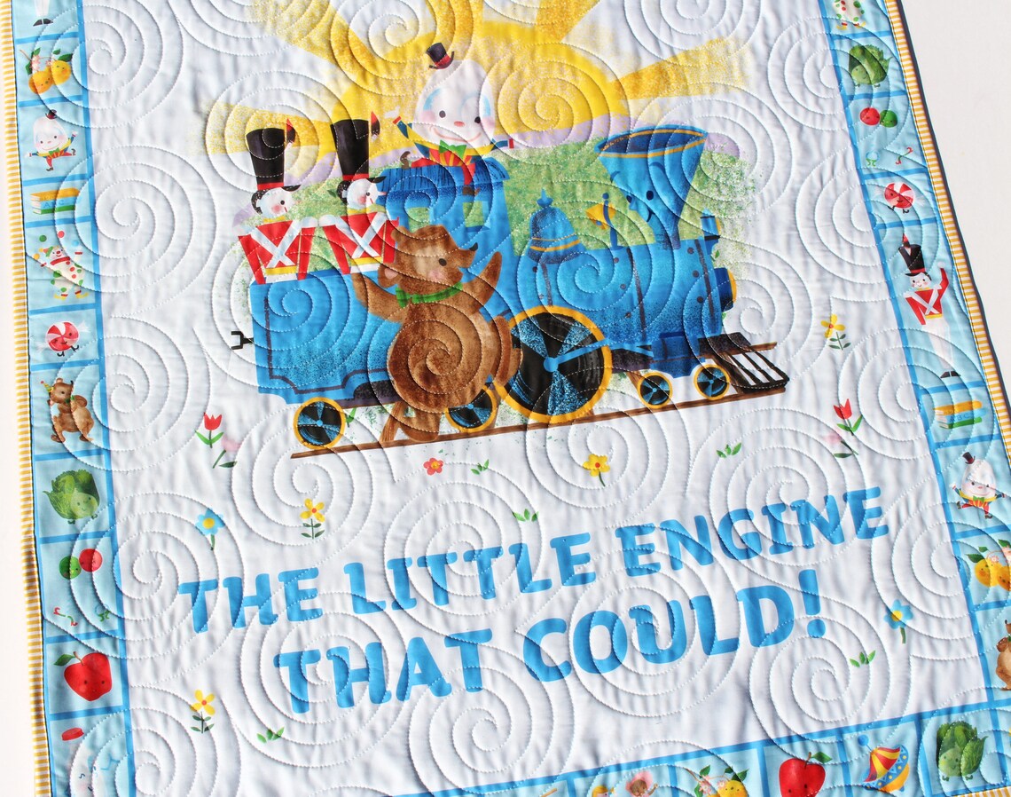 The Little Engine That Could Quilt Kit Panel Quick Easy Fun - Etsy