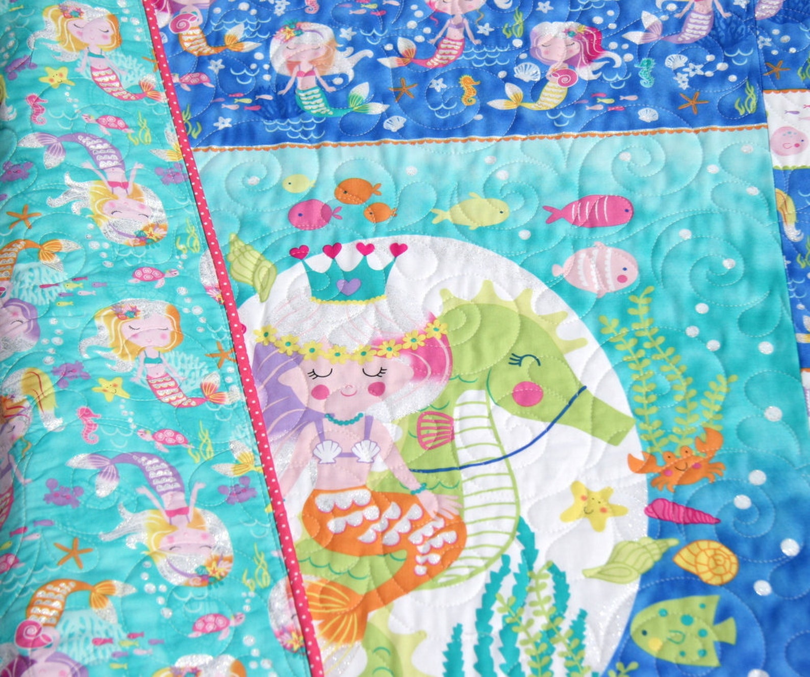 LAST ONE Mermaid Quilt Kit for Girls Sewing Project to Make - Etsy