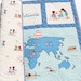 Baby Quilt Kit Our Wonderful World Panel Quick Beginner Project Fabrics ...