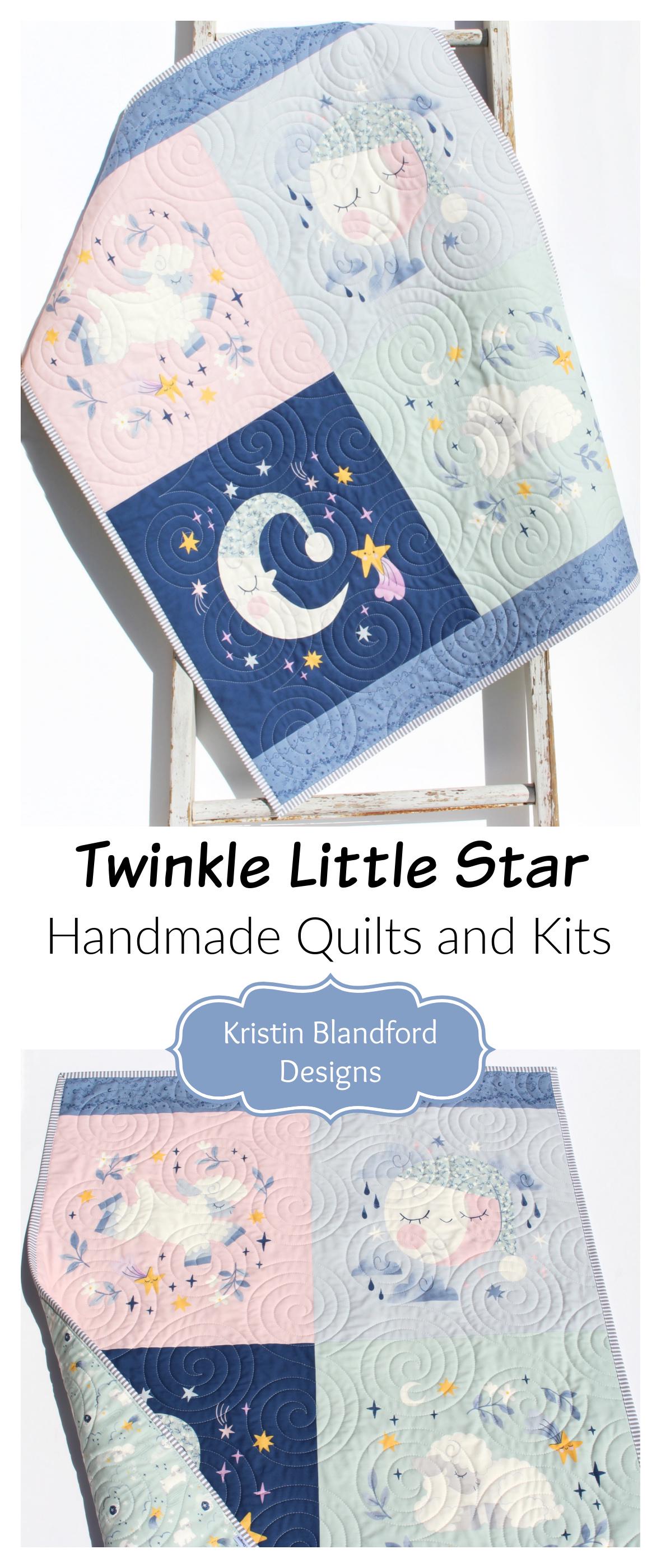 Baby Panel Quilt Kit – Twinkle Little Star Nursery Quilt, Beginner ...