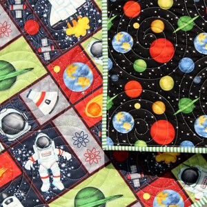 Space Quilt Kit for Kids – DIY Astronaut Blanket Kit – Outer Space Baby ...