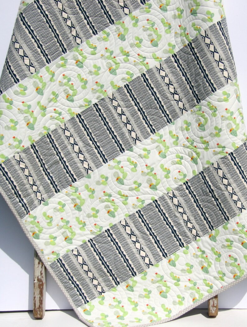 Cactus Quilt Kit Nursery Baby Bedding Blanket Project - Etsy