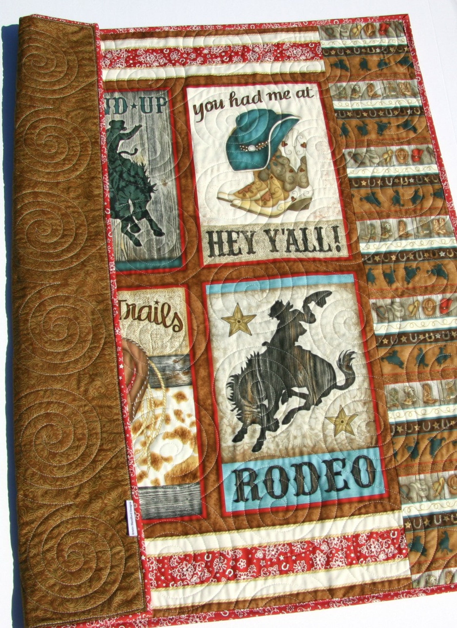 LAST ONES Rodeo Baby Quilt Kit Panel Quick Easy Beginner | Etsy