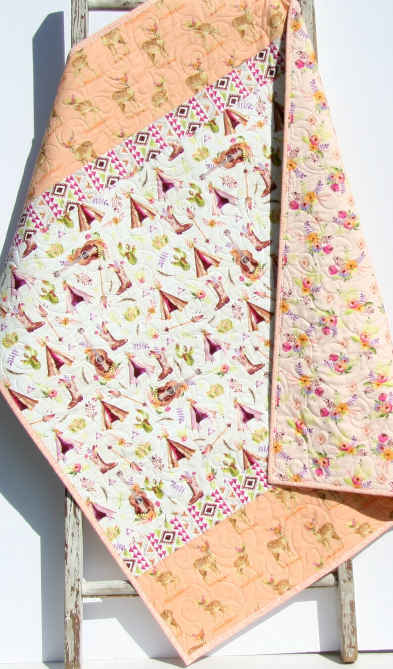 Boho Quilt Kit DIY Project Easy Beginner Striped Pattern | Etsy