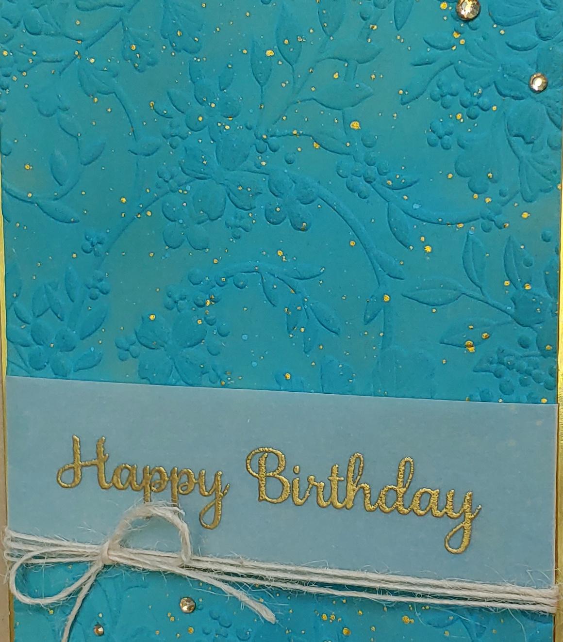 Happy Birthday Card, Handmade Card, Card for Her, Women, Friend ...