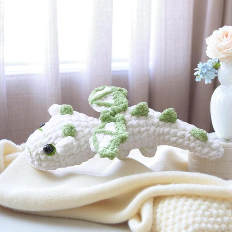 Mini Dragon Crochet Pattern PDF, Amigurumi Baby Dragon Toy, Easy ...