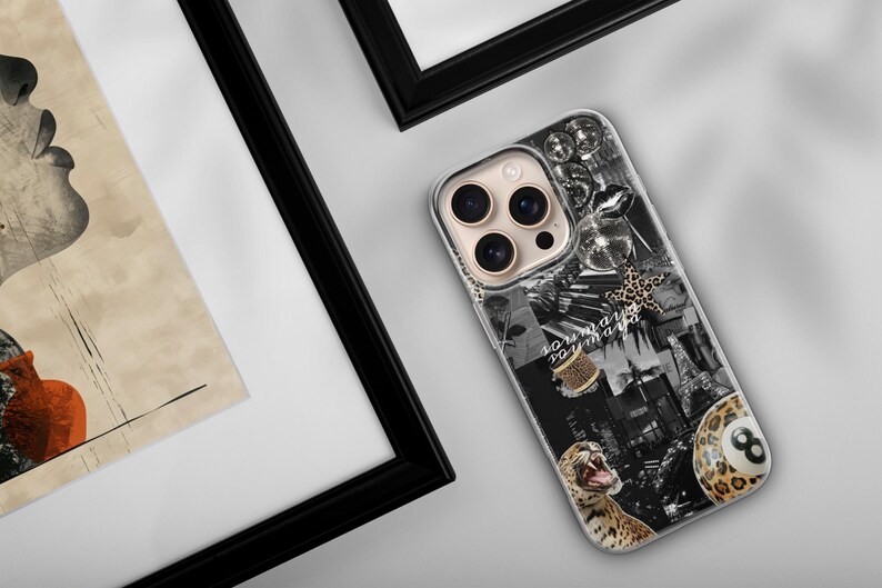 Leopard Print Phone Case Fashion Mood Cover for iPhone 17 Pro Max, 16e ...