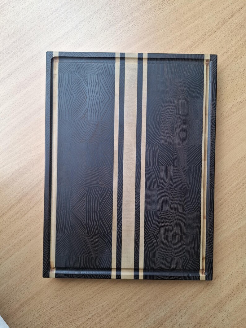 Handmade End Grain Cutting Board: Hardwood Butcher Block - Thermo Ash ...