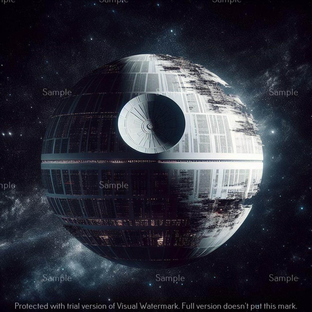 Death Star, Star Wars Digital Image, Wallpaper, Poster, Background Art ...