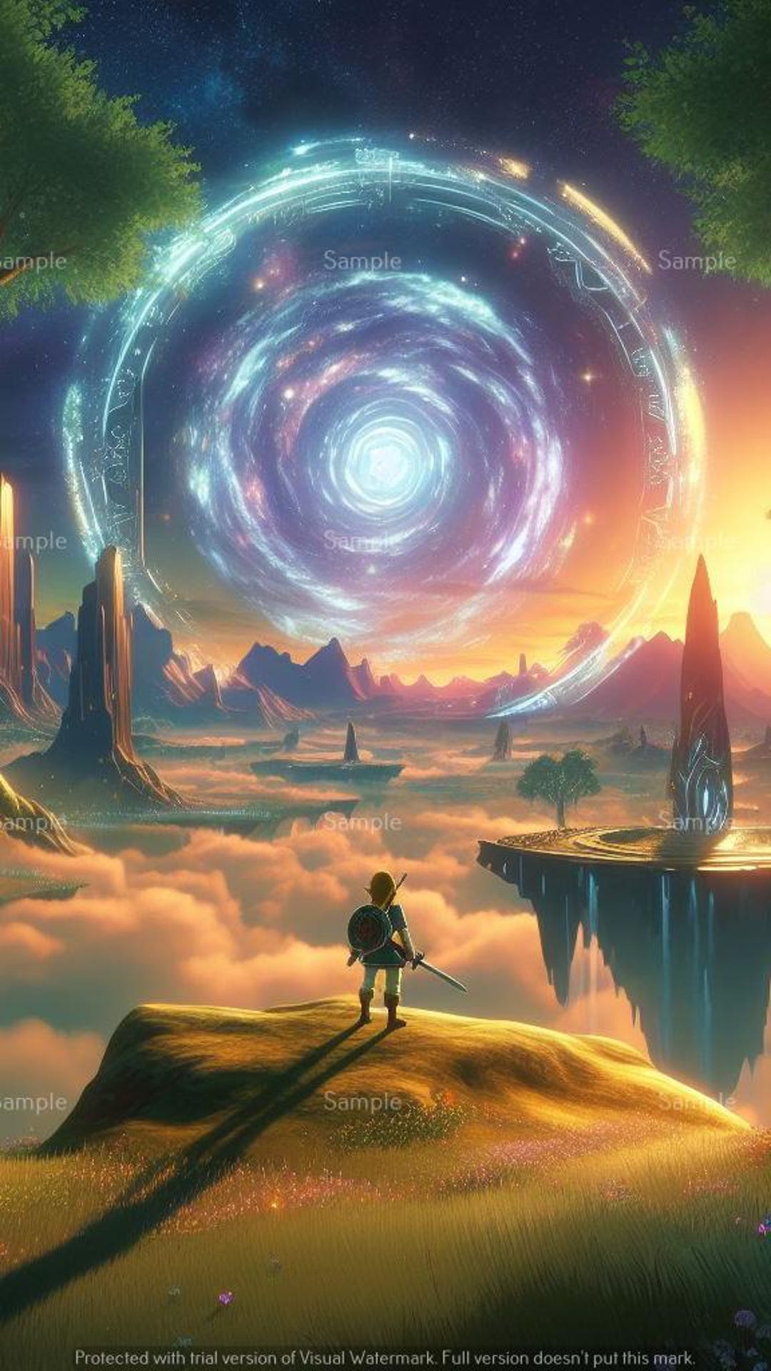 The Legend of Zelda, Link, Portal, Digital Images .PNG File - Etsy