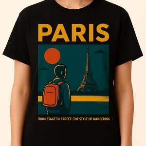 Paris T-shirt – From Stage to Street – the Style of Wandering ...