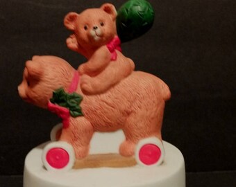 Teddy Bear Pull Toy | Etsy