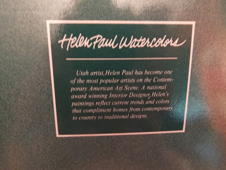 Helen Paul Watercolors Bird Cages & Flowers Ceramic Tile | Etsy