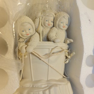 Snowbabies Come Fly With Me Figurine Set Dept 56 2000 Limited Edition ...