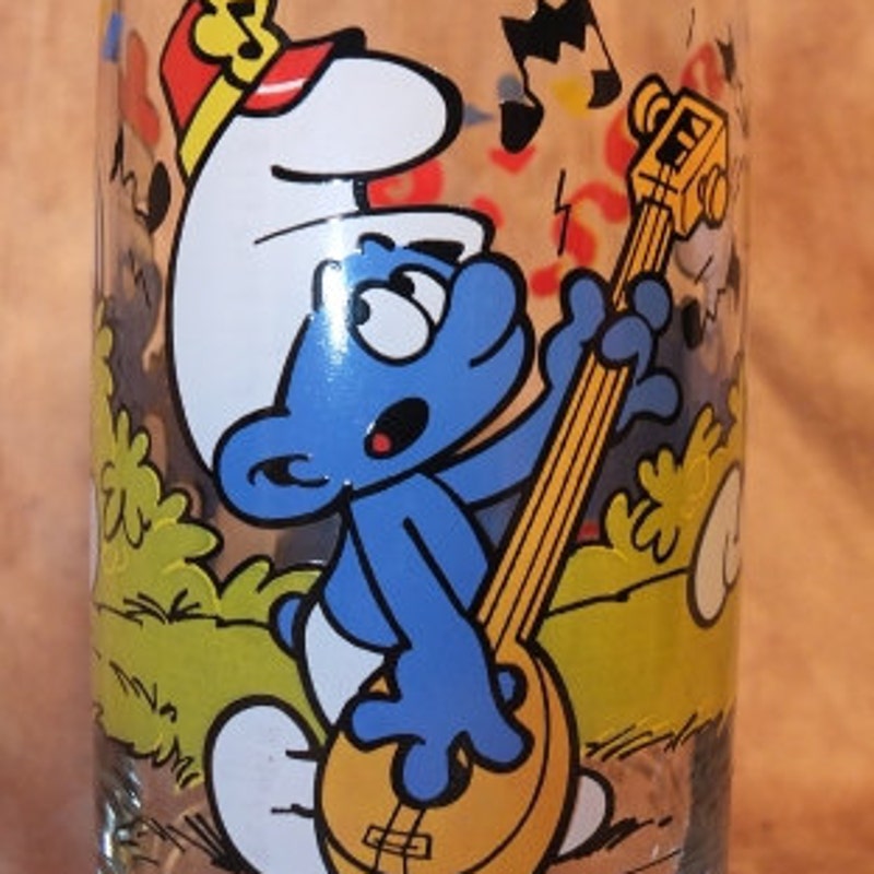 Smurf Drinking Glass - Etsy