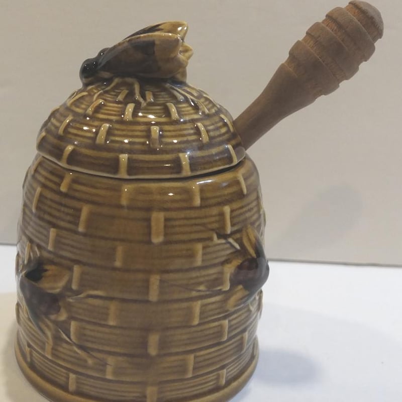 Vintage Honey Pot - Etsy