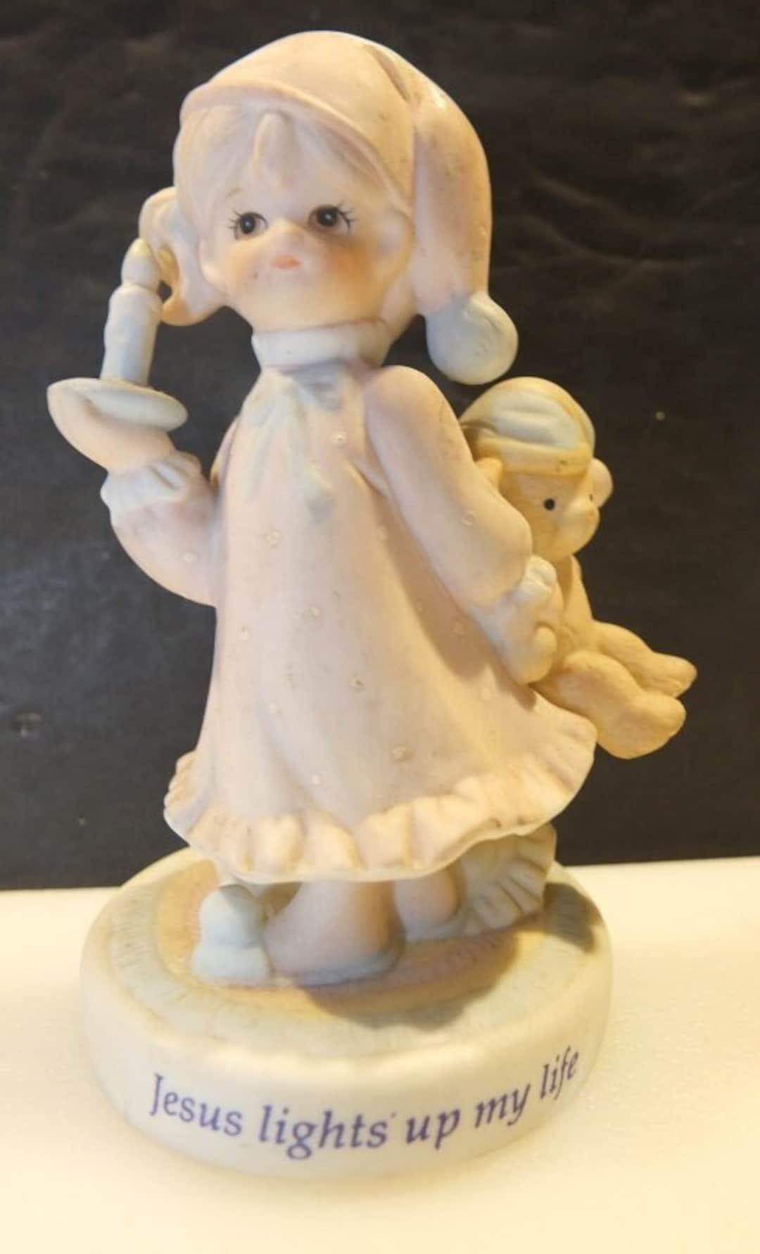 Lefton Christopher Collection Jesus Lights up My Life Figurine 1992 ...