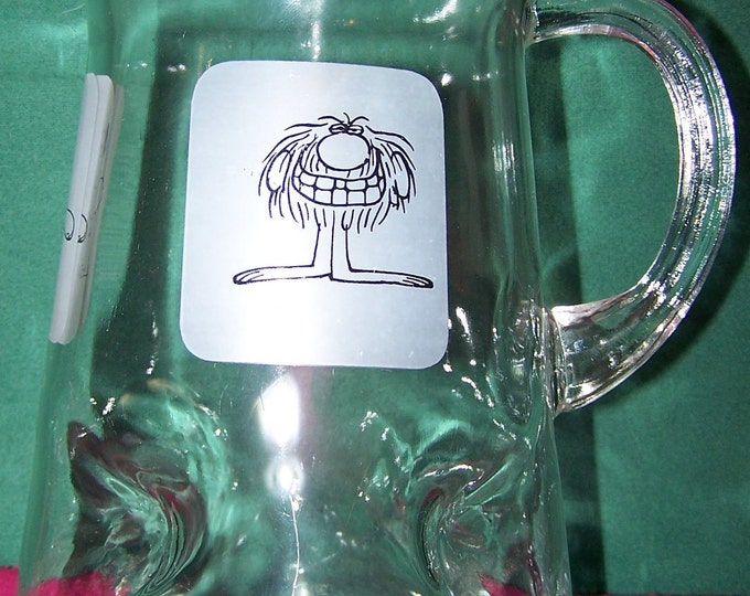 BC Comics Glass Pitcher Grog, B. C., & Fat Broad - Johnny Hart - Etsy