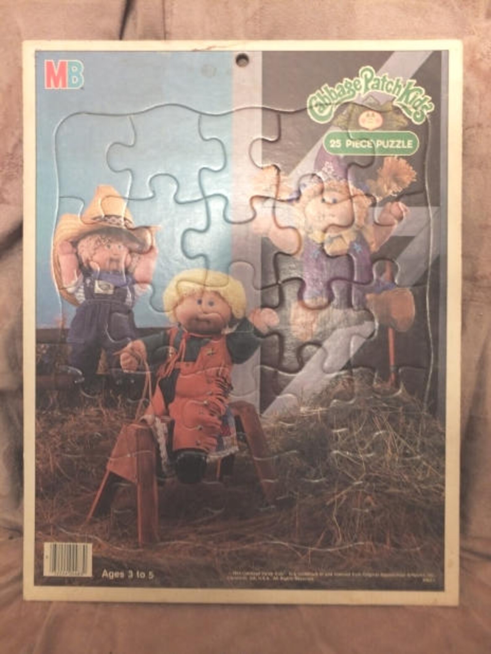 Cabbage Patch Kids Tray Board Puzzle 1984 | Etsy