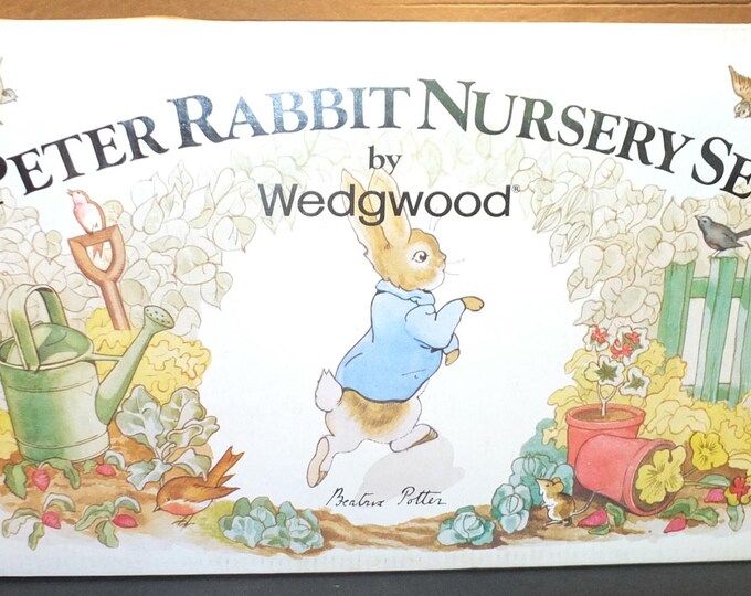Peter Rabbit Nursery Set by Wedgwood NOS MIB - Etsy