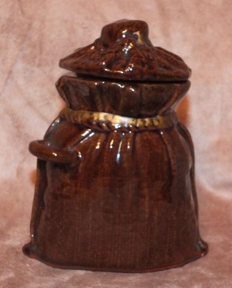 Vintage Redware Pottery Instant Coffee Container - Etsy