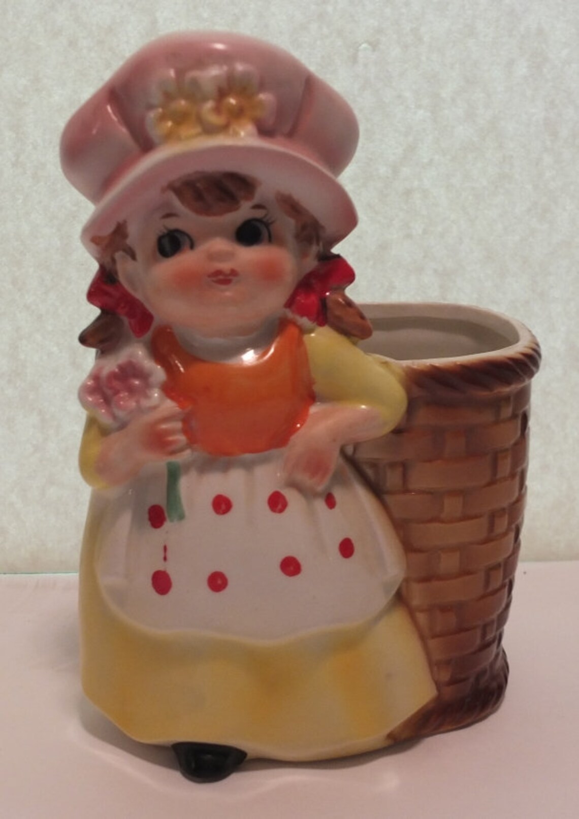 Vintage Girl Planter - Etsy