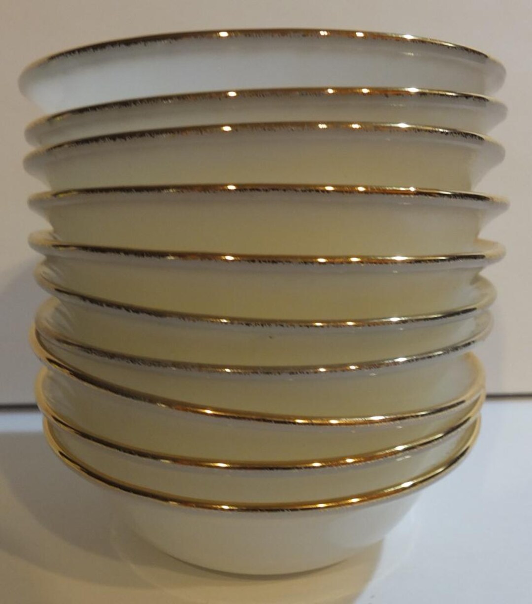 Fire King Golden Anniversary Swirl Dessert Bowls Set of 10 - Etsy