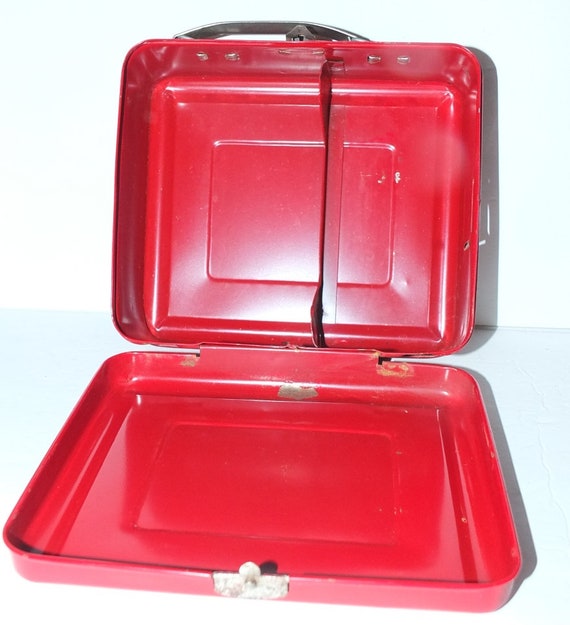 1950s Hopalong Cassidy Metal Lunch Box With Thermos Gem 4513