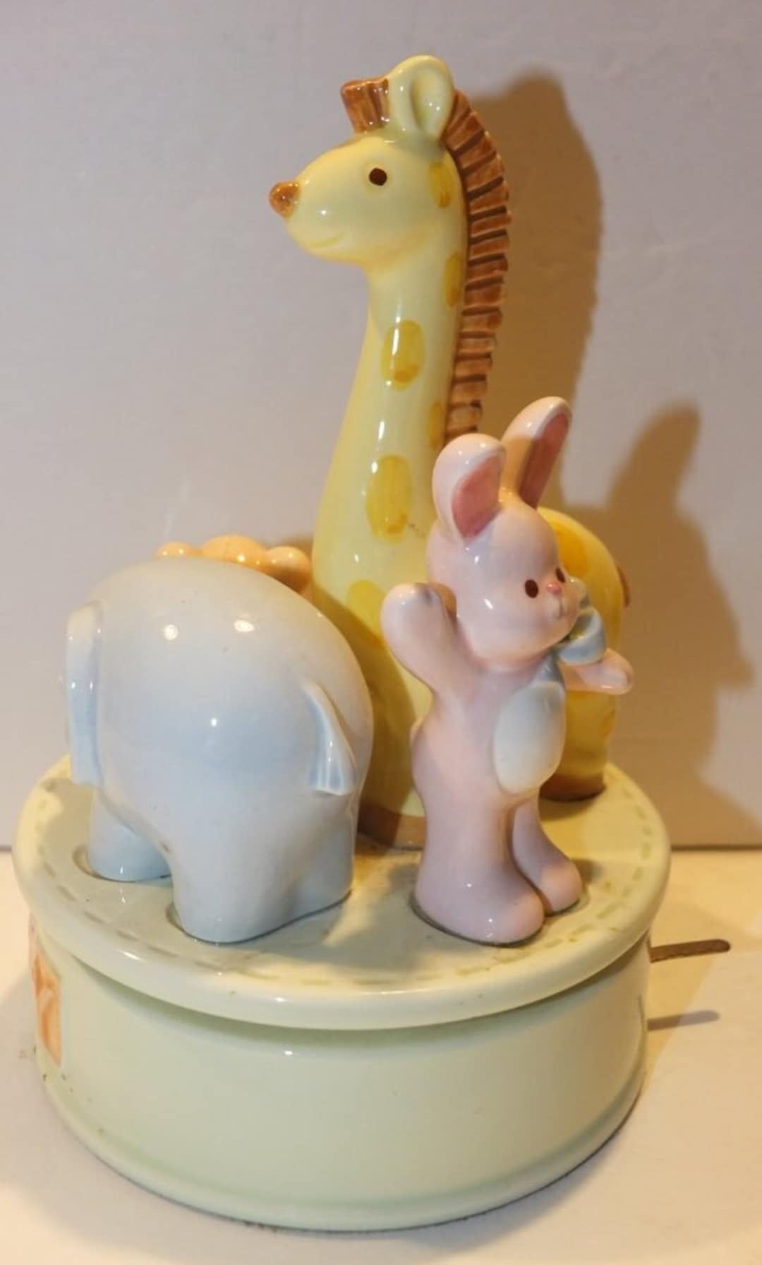 Ebeling & Reuss Animal Patch Music Box Figurine "talk to the Animals ...