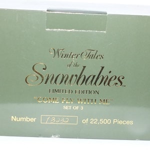 Snowbabies Come Fly With Me Figurine Set Dept 56 2000 Limited Edition ...