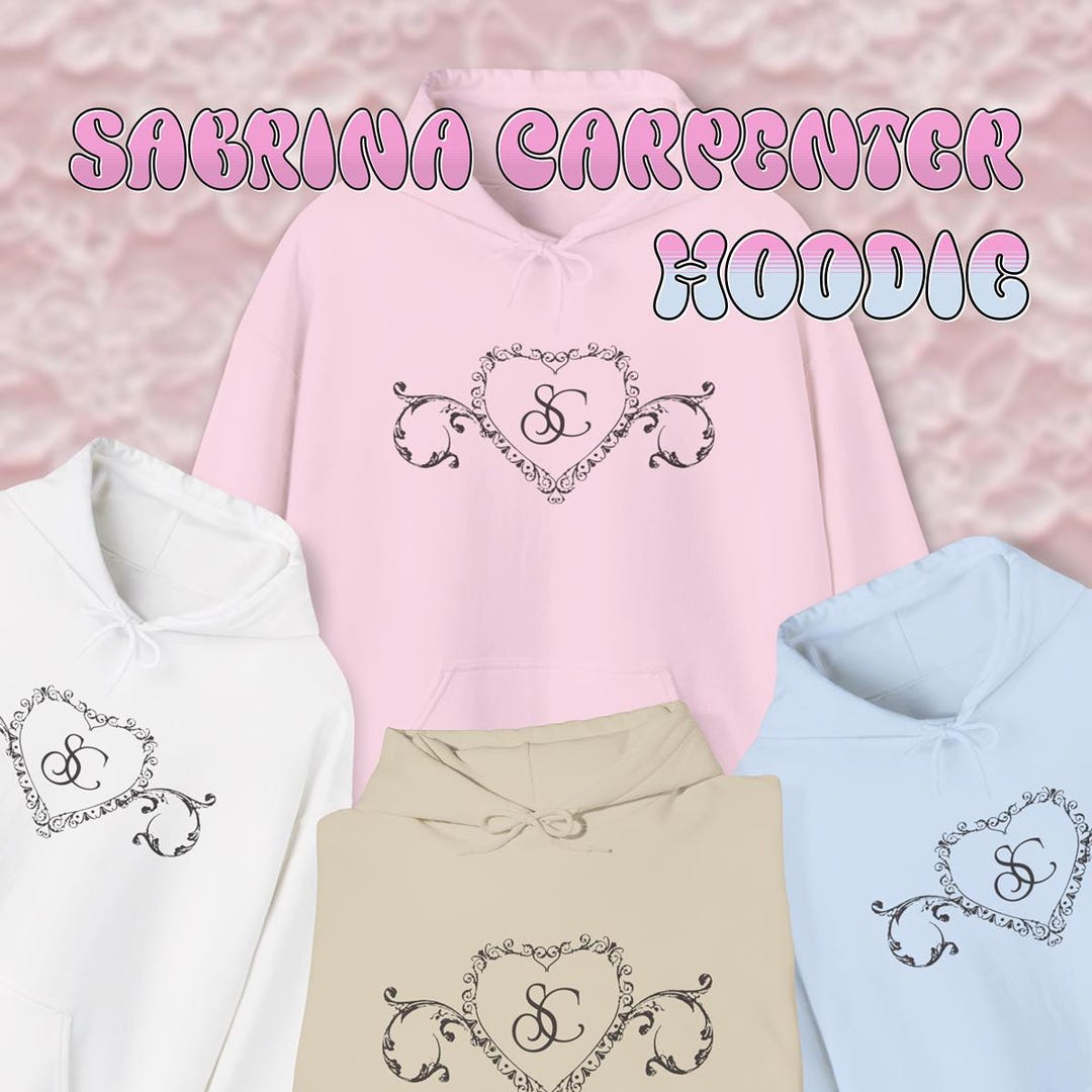 Sabrina Carpenter Hoodie, Concert Outfit, Short N Sweet Era Merch, Cozy ...