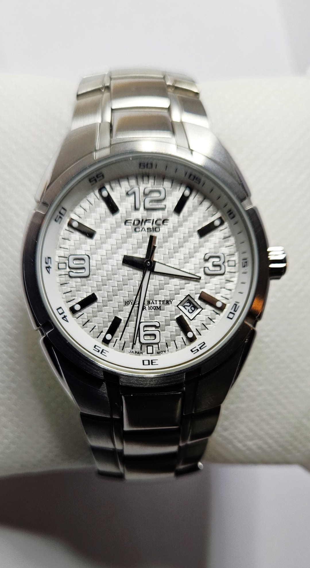Steel Men's Wristwatch, Casio, Edifice 10 Year Battery - Etsy