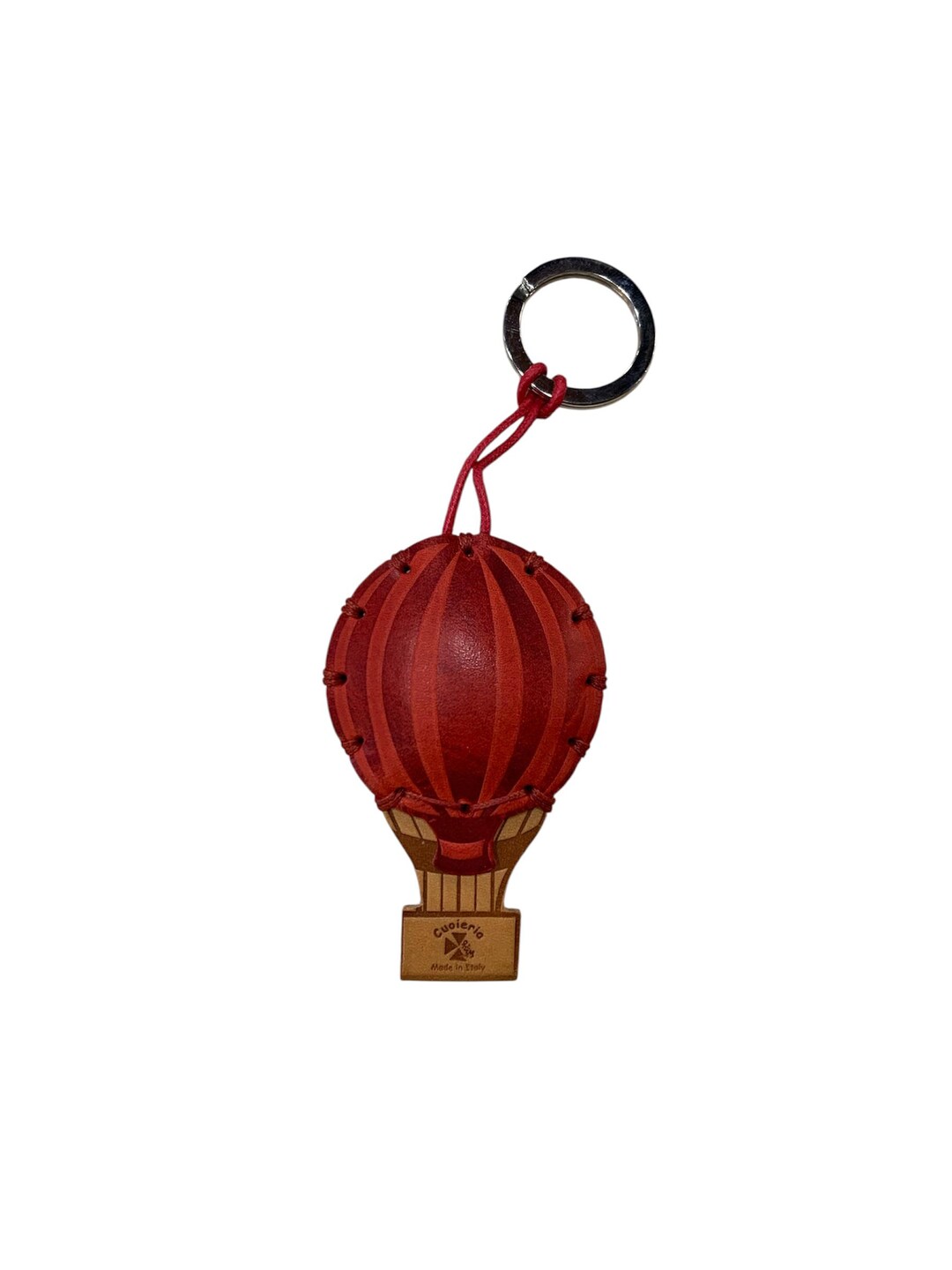 The Leather Hot Air Balloon Keychain - Etsy