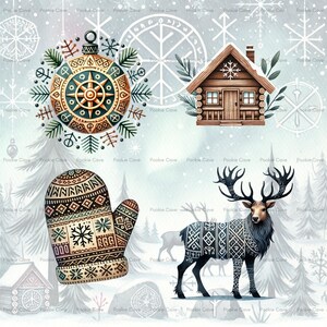 Ancient Christmas Clipart Bundle | 20 Historical Holiday Pngs | Vintage ...