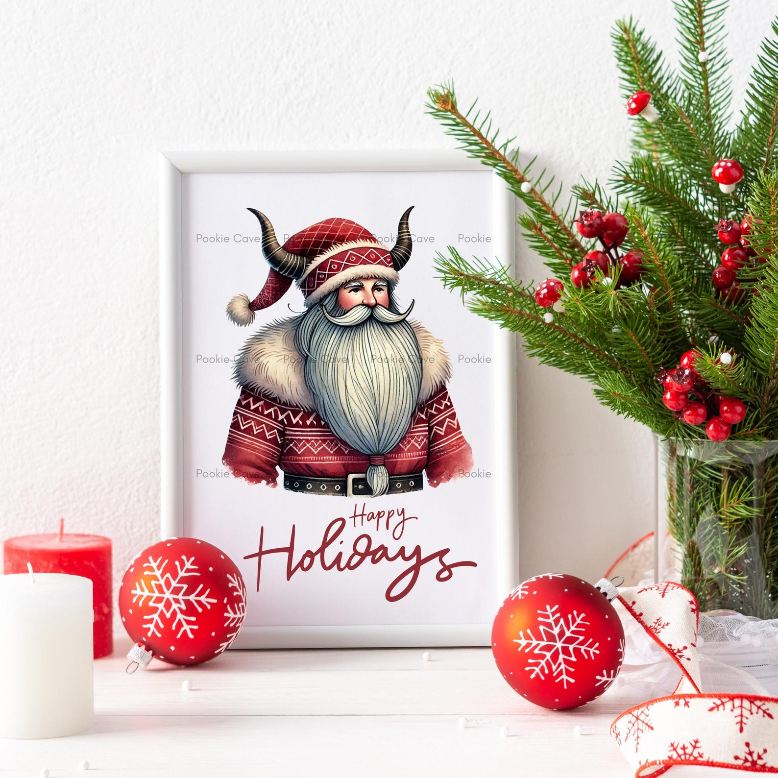 Ancient Christmas Clipart Bundle | 20 Historical Holiday Pngs | Vintage ...