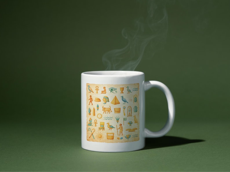 Egypt Travel Clipart Bundle, Cairo Landmarks, Ancient Art, Pyramids ...