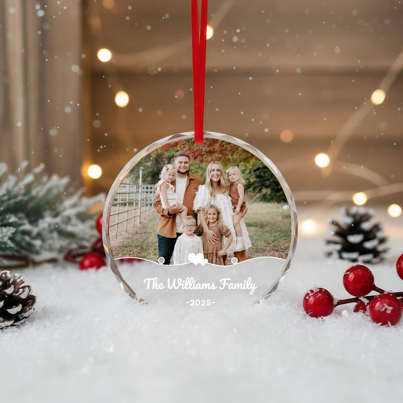 2025 Photo Christmas Bauble - Etsy UK