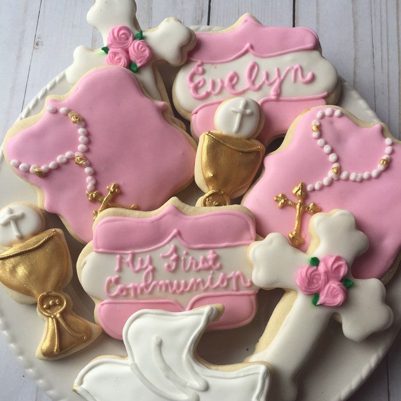 Communion Cookies - Etsy