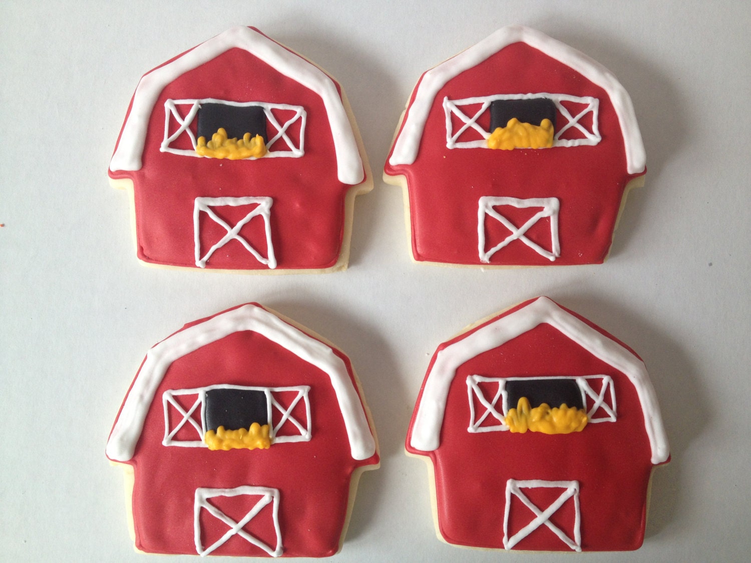 Farm Sugar Cookies Farm Cookies Farm Birthday Barnyard - Etsy