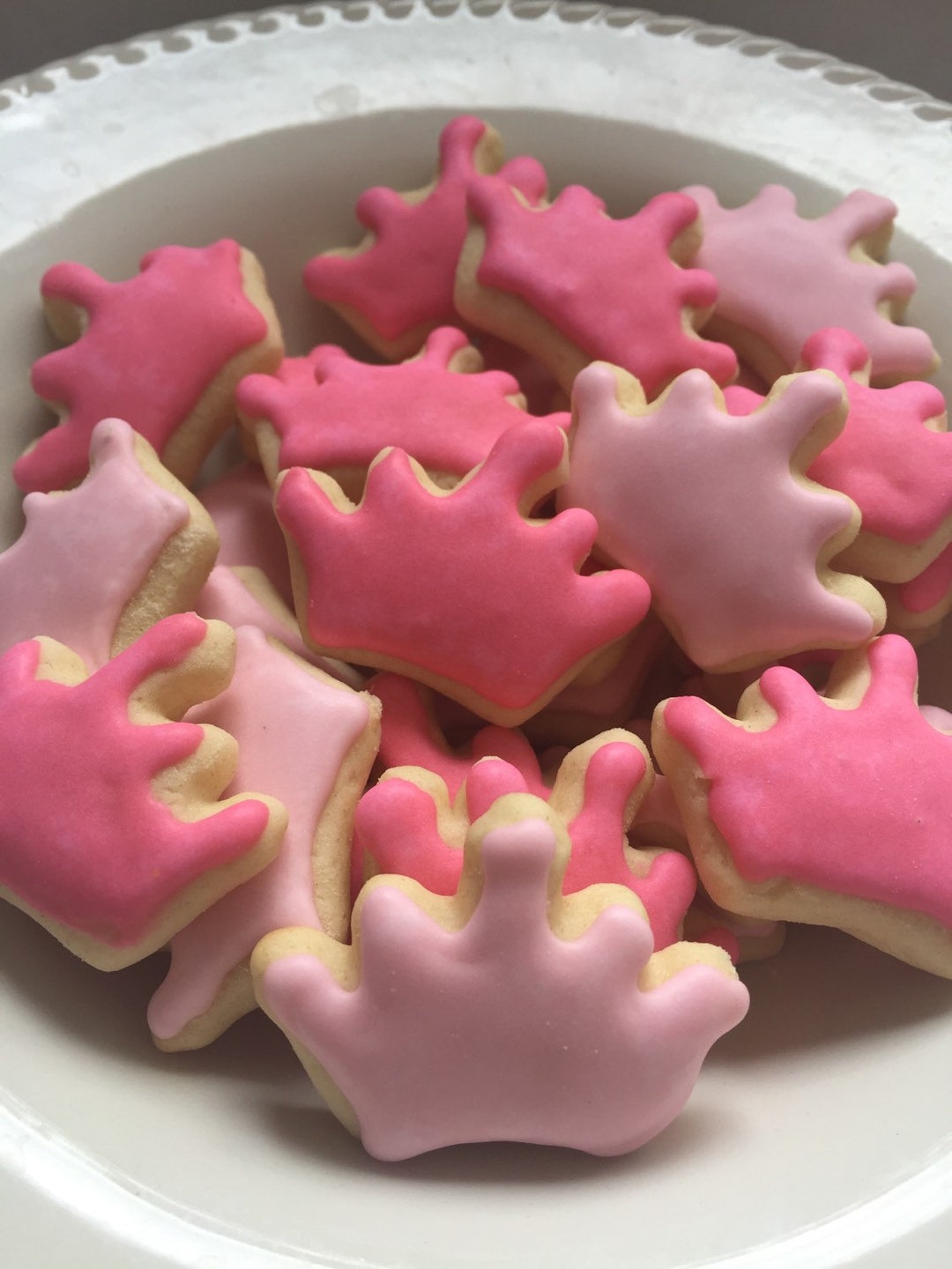 MINI Princess Tiara Crown Girl Sugar Cookies - Etsy