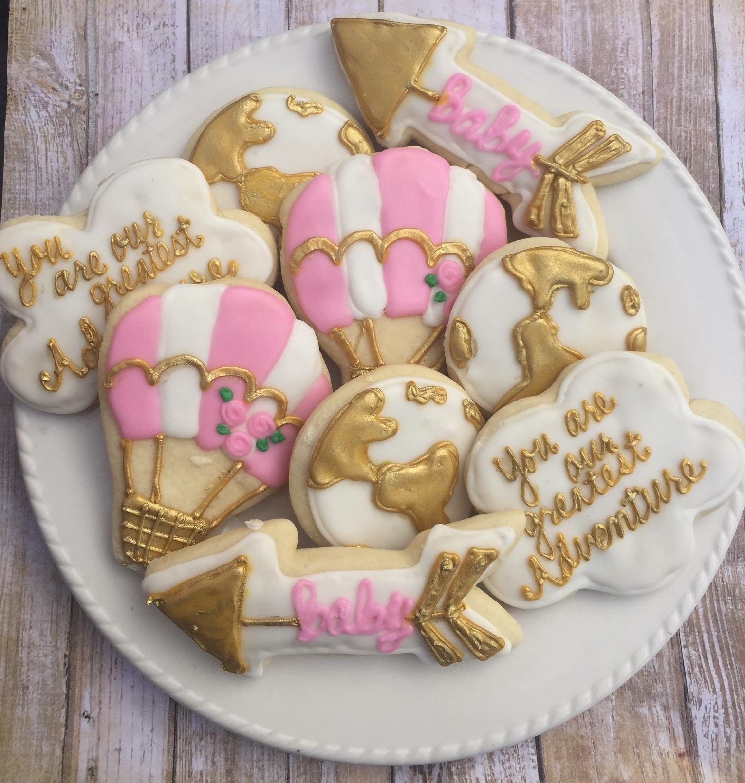 Travel Themed Baby Sugar Cookies 1 dozen | Etsy