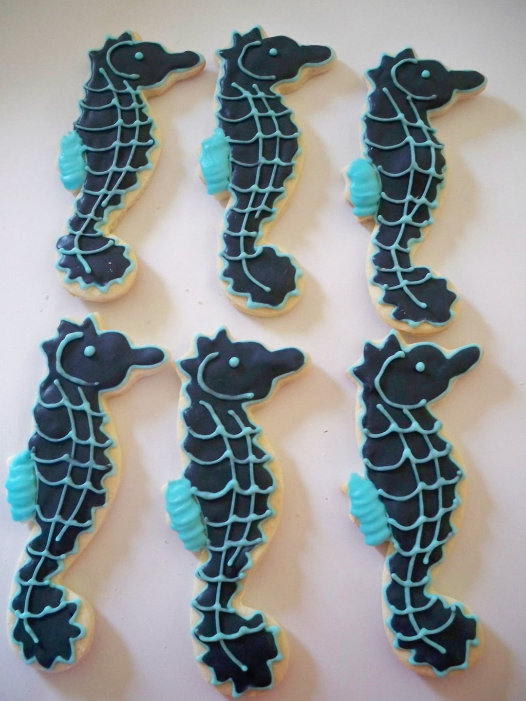 Seahorse Sugar Cookies Beach Wedding Favors Beach Cookies Summer ...