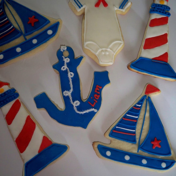 Nautical Sugar Cookies - Etsy
