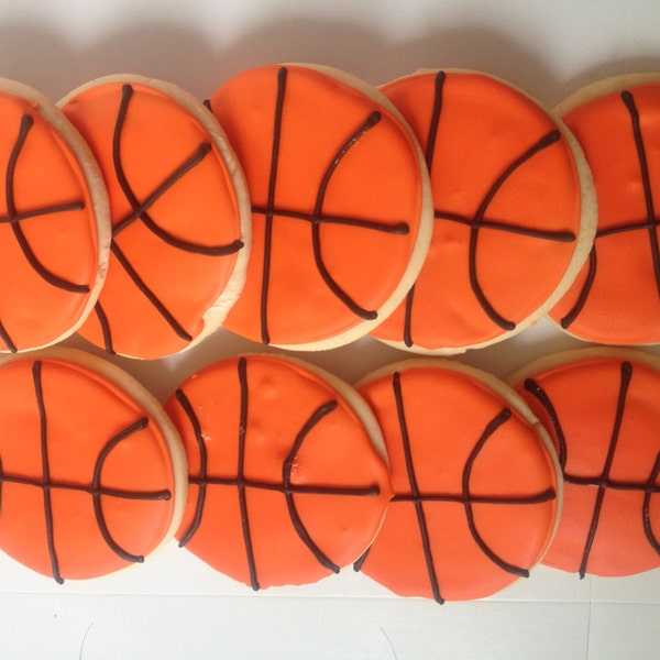 Basketball Cookies - Etsy