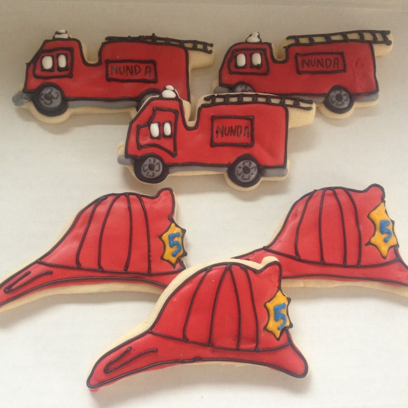 Fireman Cookies - Etsy