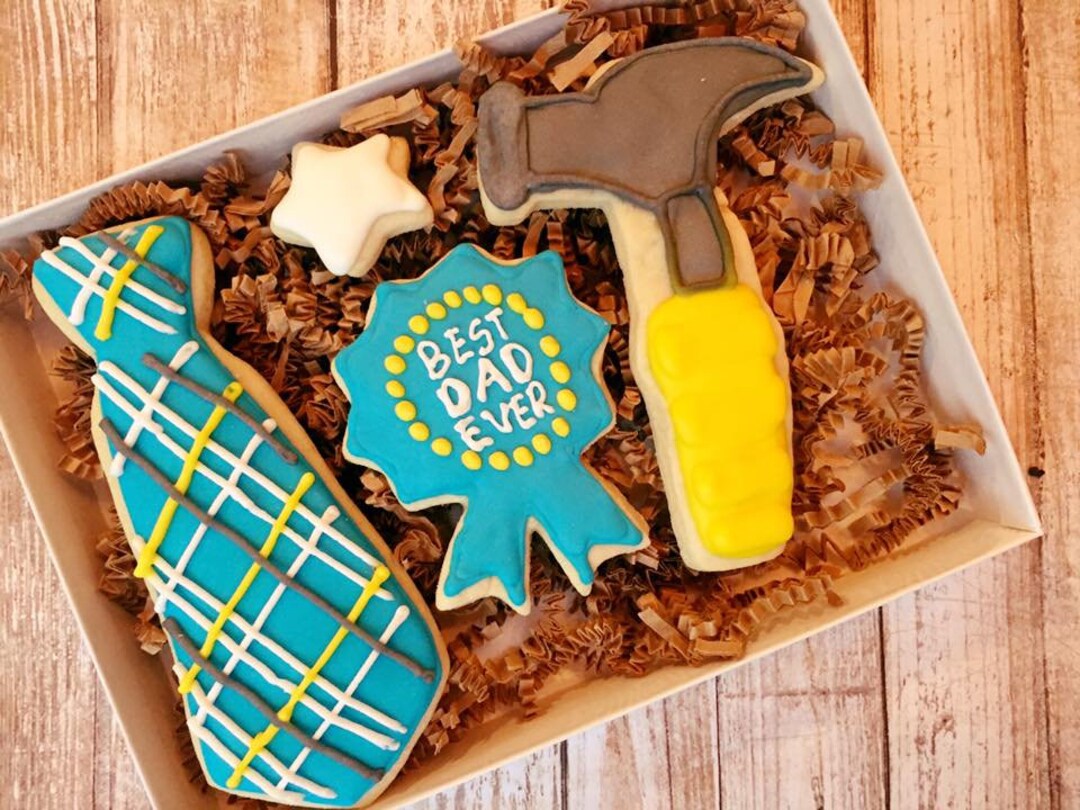 Father's Day Cookie Gift Box, Fathers Day Gift, Gifts for Dad ...
