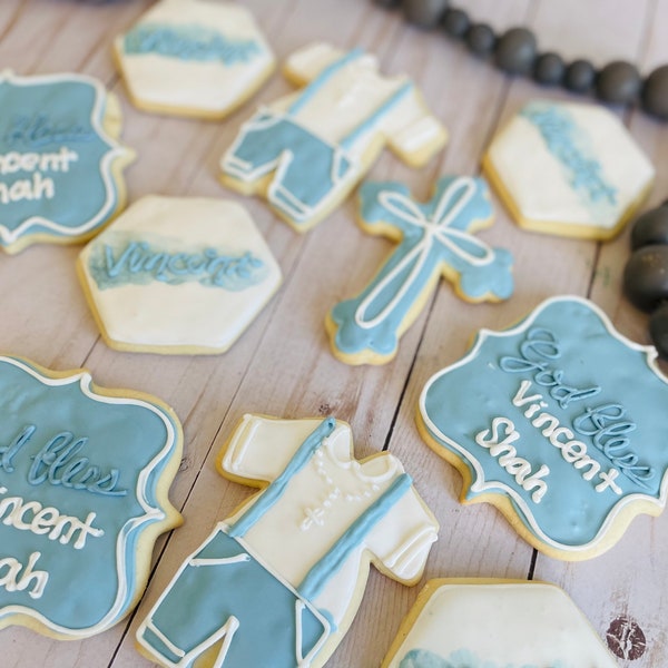 Baptism Cookies - Etsy