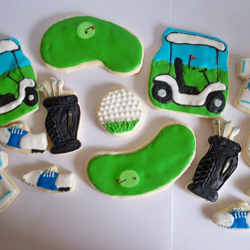 24 Golf First Birthday Personalized Cookies Any Age Kids - Etsy