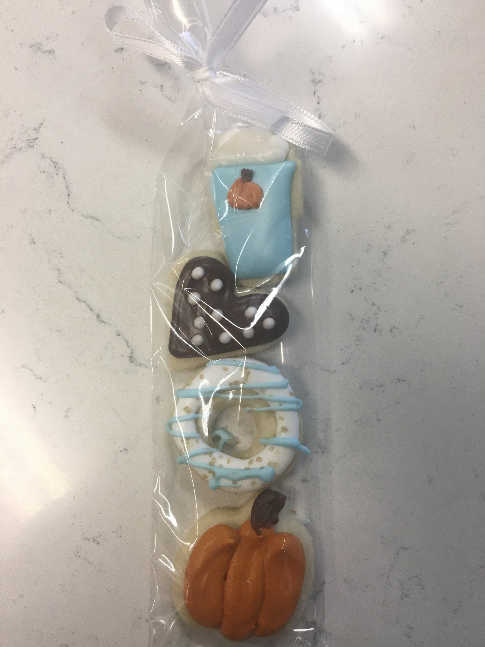 Mini Fall PUMPKIN SPICE Themed Cookie Bags, FALL Party Favors, Care ...